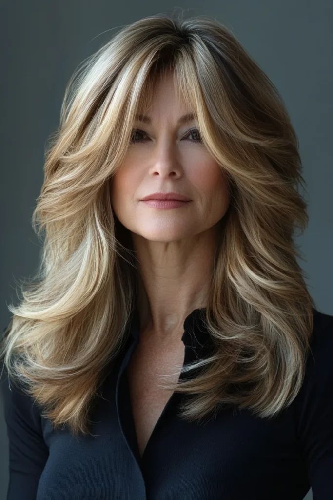 21 Stunning Hairstyles with Bangs for Women Over 60 - Tress Nails