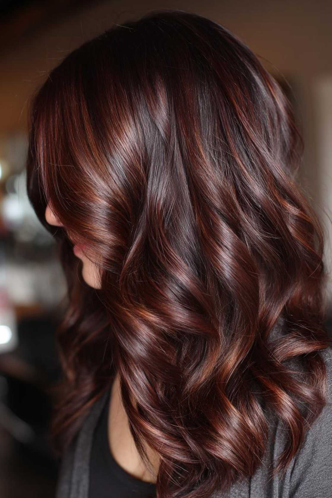 16+ Luscious Chocolate Cherry Hair Color Ideas to Inspire - Tress Nails