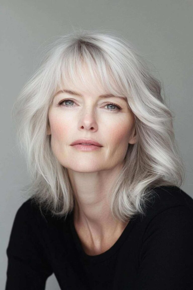 Timeless Elegance: 14+ Hairstyles with Bangs for Women Over 50 That ...