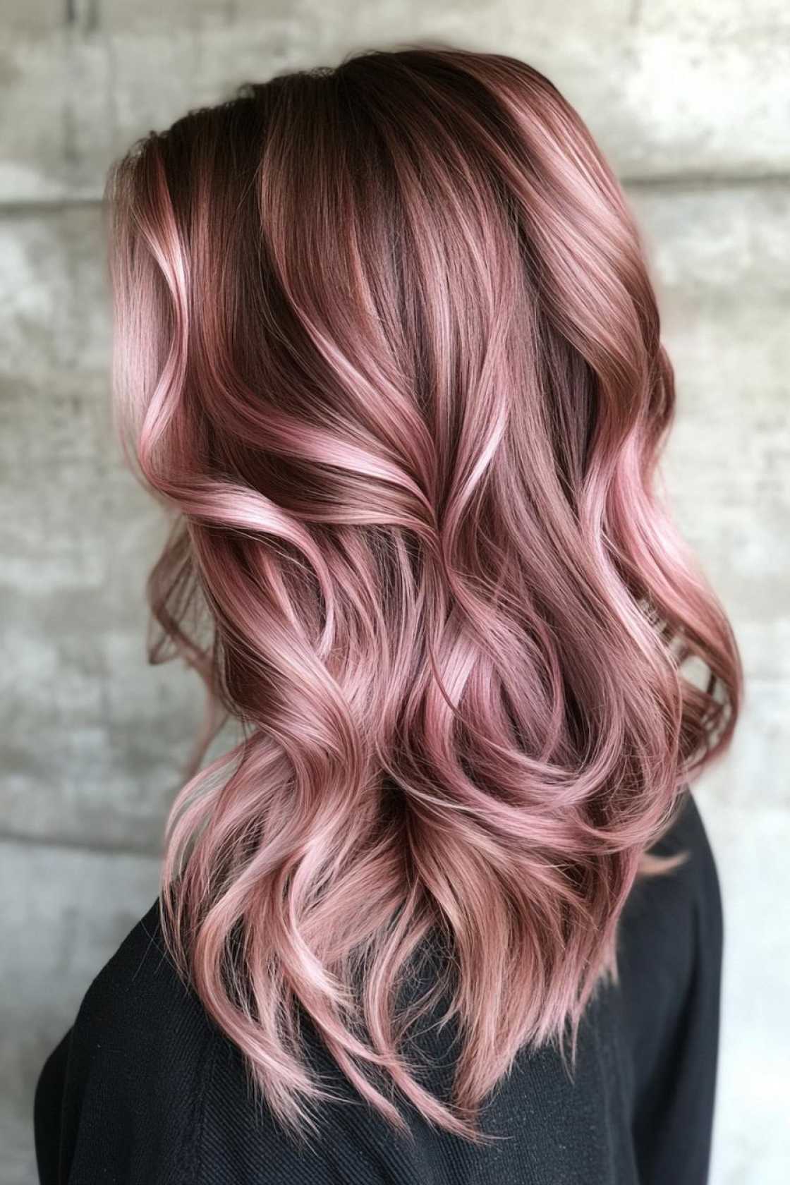 Blush Meets Brunette: 12+ Rose Brown Hair Color Ideas for a Subtle ...