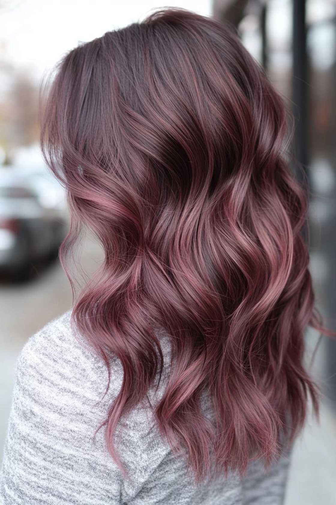 Blush Meets Brunette: 12+ Rose Brown Hair Color Ideas for a Subtle ...