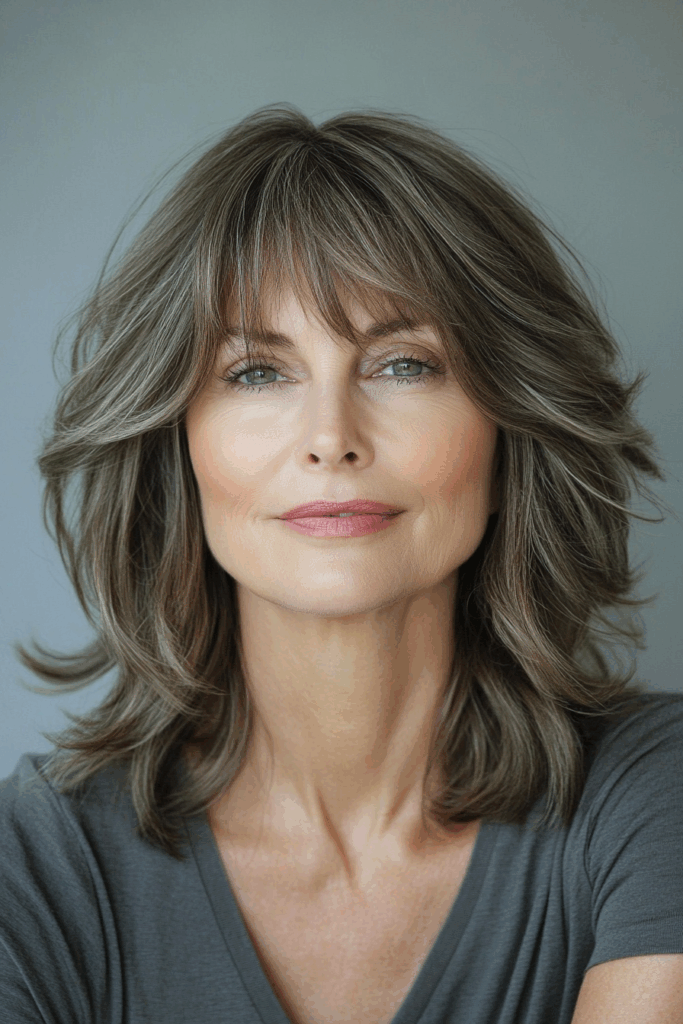 Face-Framing Beauty: 12+ Bangs Hairstyles for Women Over 50 That ...