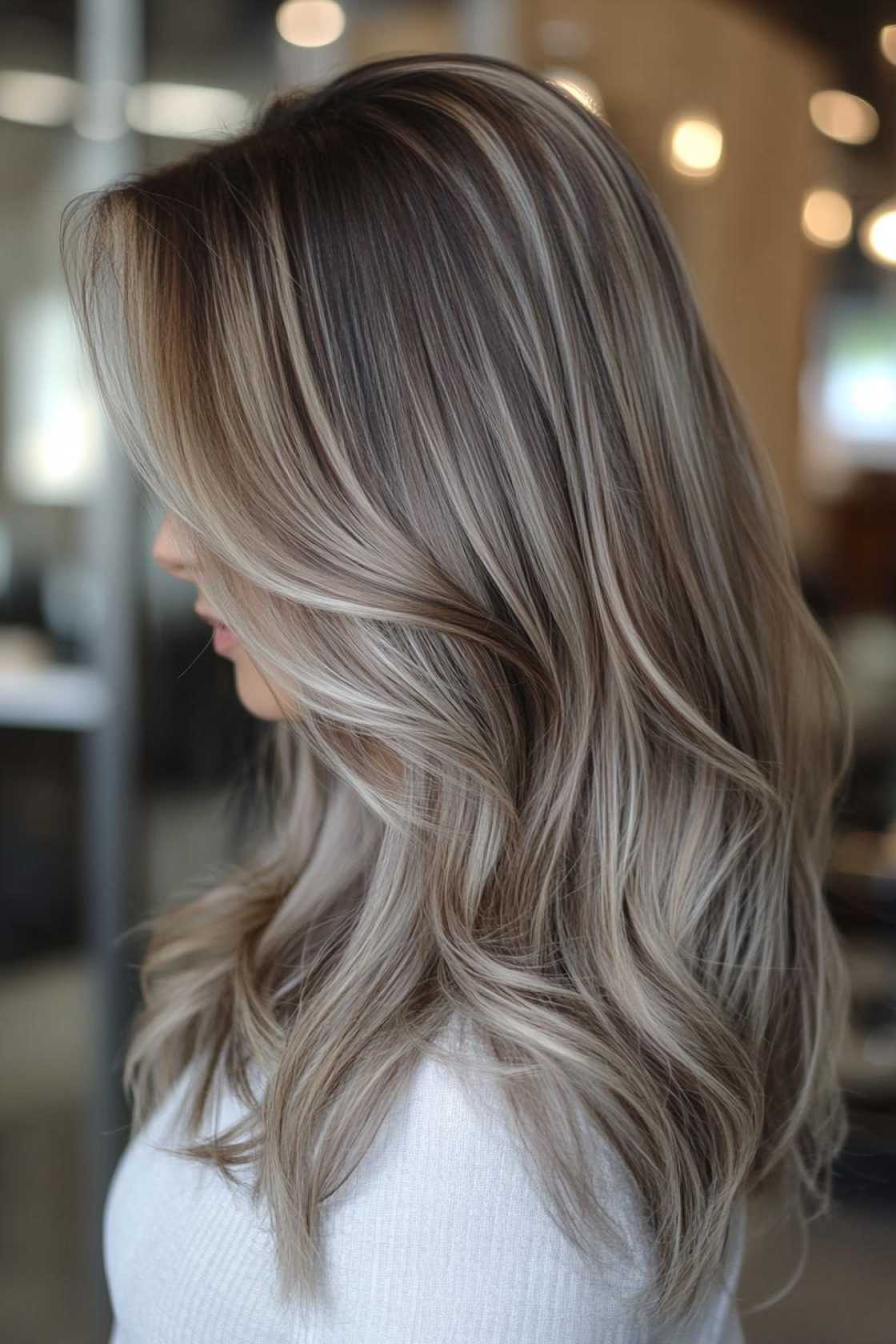 Winter Glow: 13+ Ash Blonde Highlight Ideas for Brunettes 2025 - Tress ...