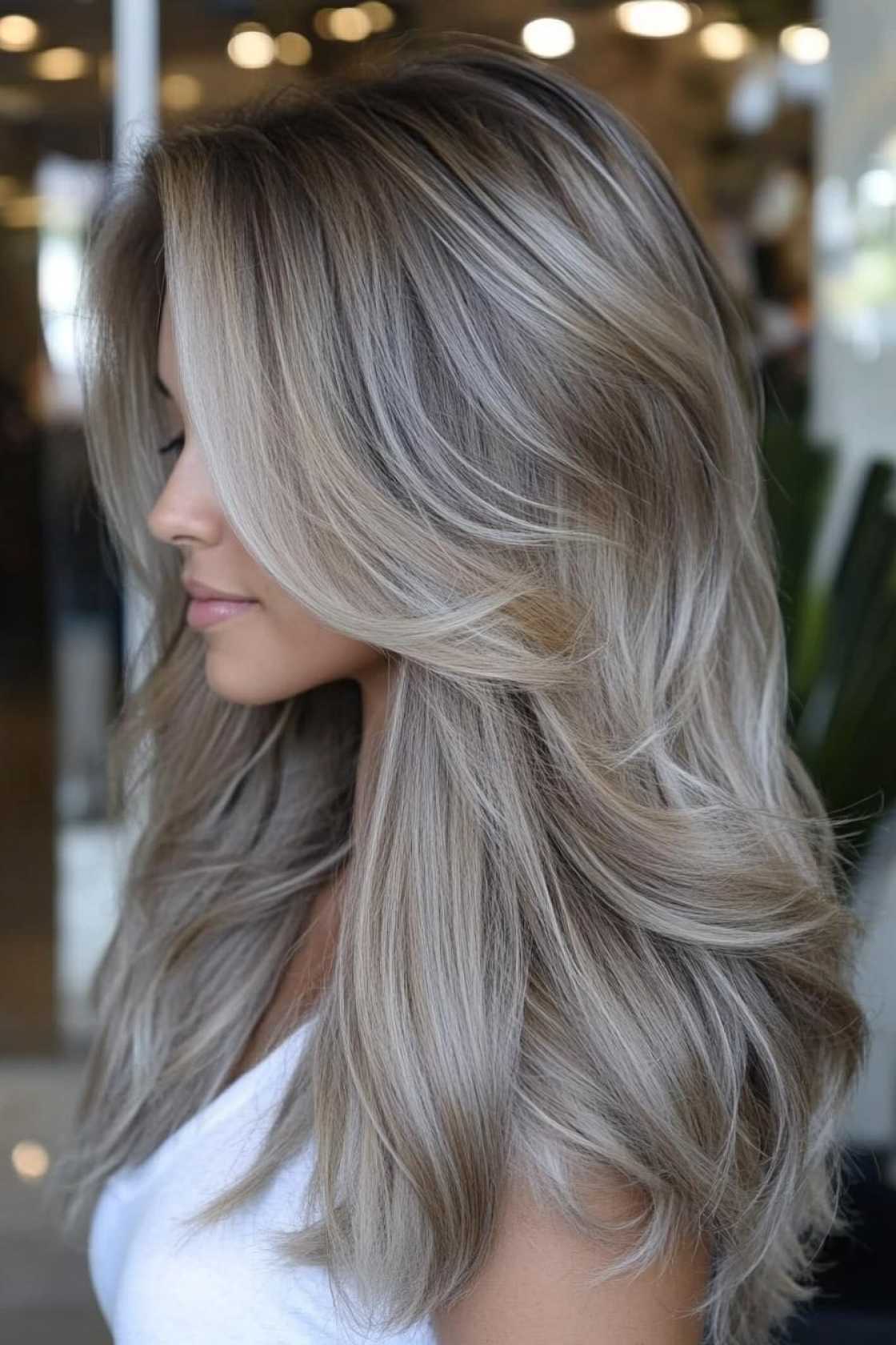 Winter Glow: 13+ Ash Blonde Highlight Ideas for Brunettes 2025 - Tress ...