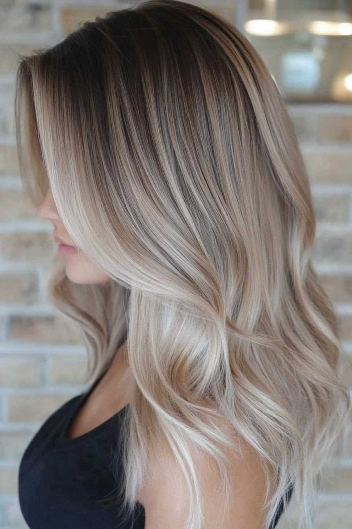 Winter Glow: 13+ Ash Blonde Highlight Ideas for Brunettes 2025 - Tress ...