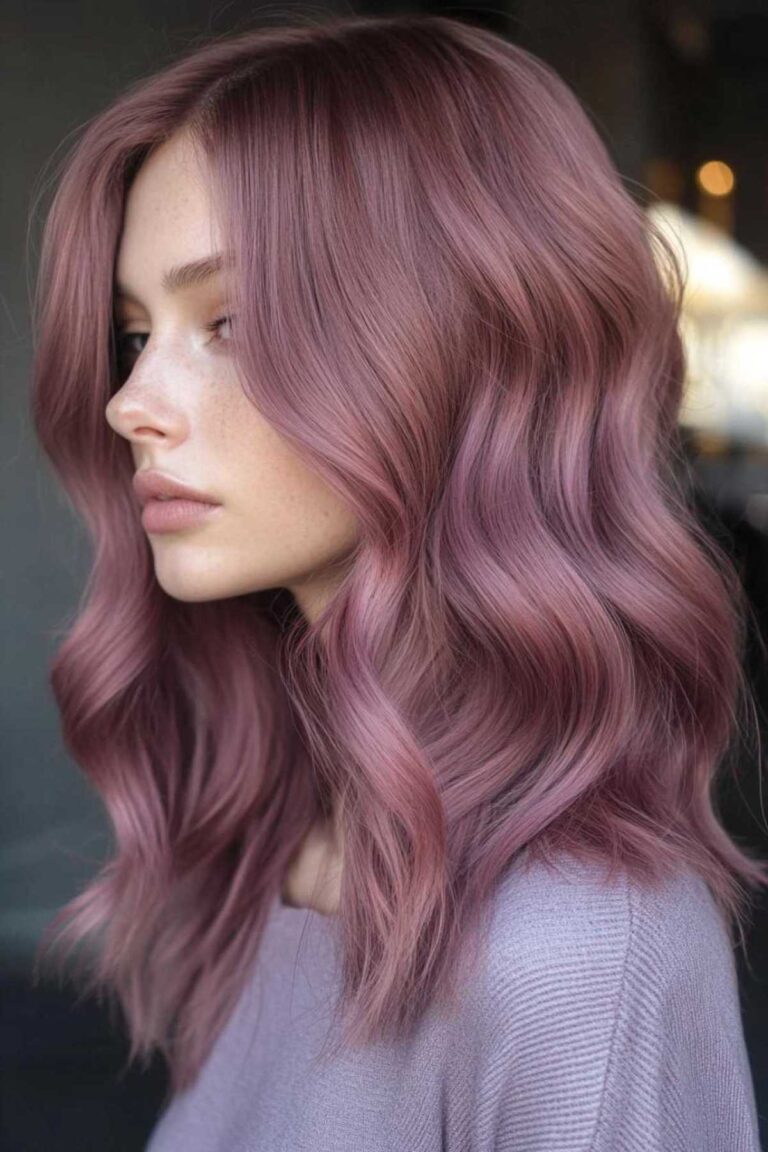 13+ Muted Rose Brown Hair Colors Blending Soft Pink and Brunette ...