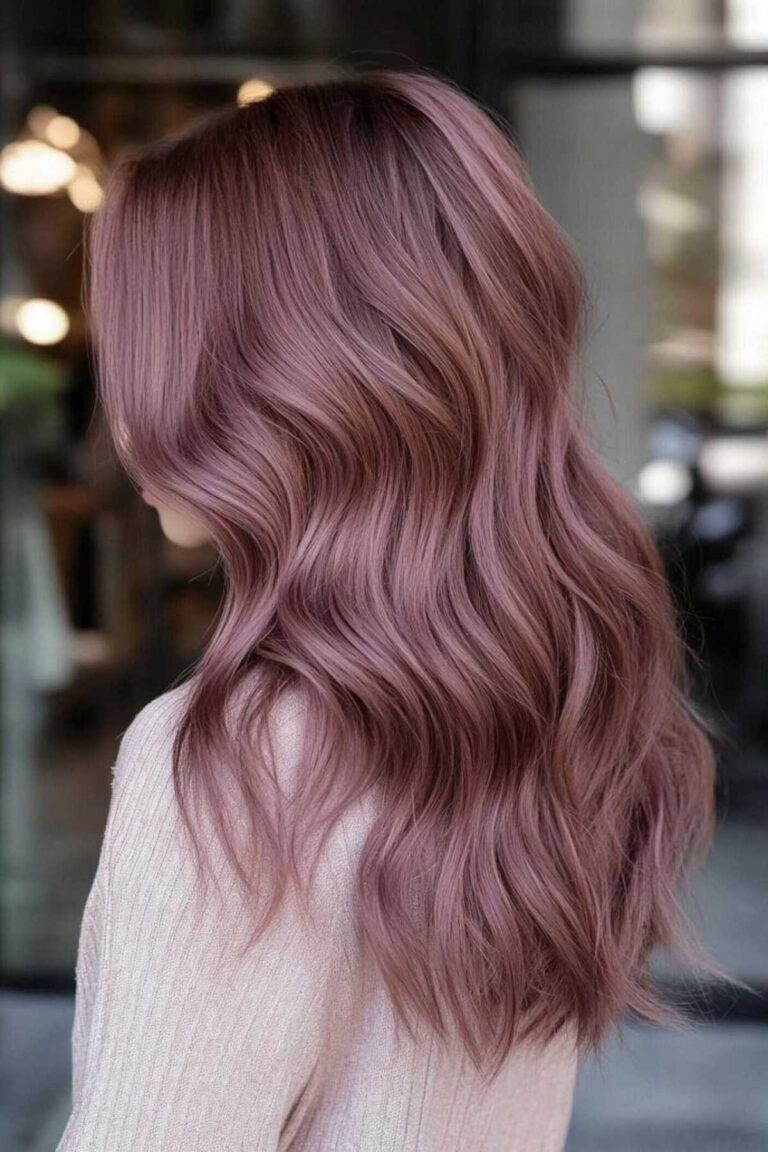 13+ Muted Rose Brown Hair Colors Blending Soft Pink and Brunette ...