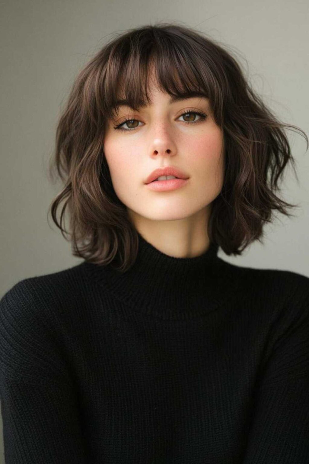13+ Curtain Bang Haircuts That Instantly Refresh the Face - Tress Nails