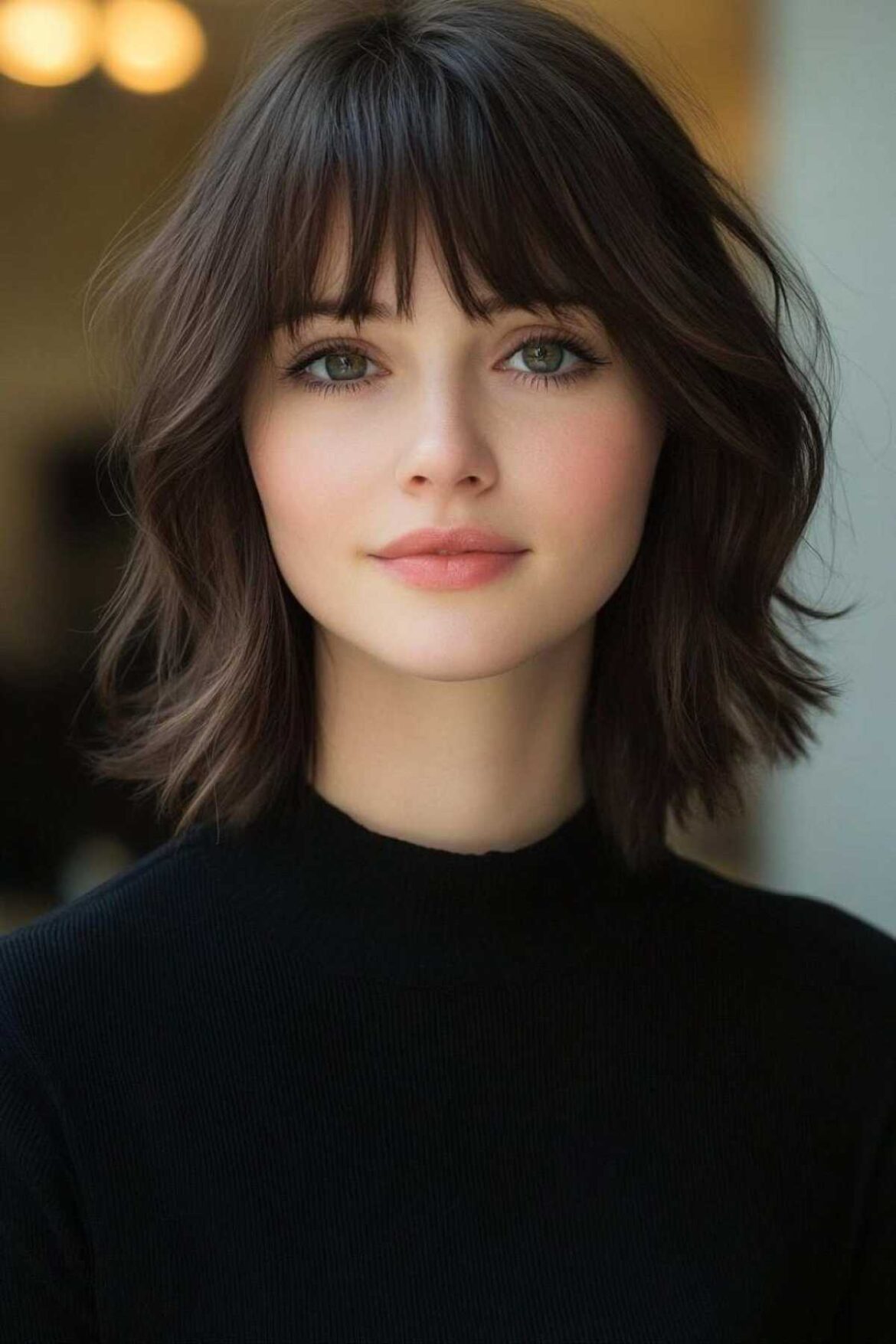 13+ Curtain Bang Haircuts That Instantly Refresh the Face - Tress Nails