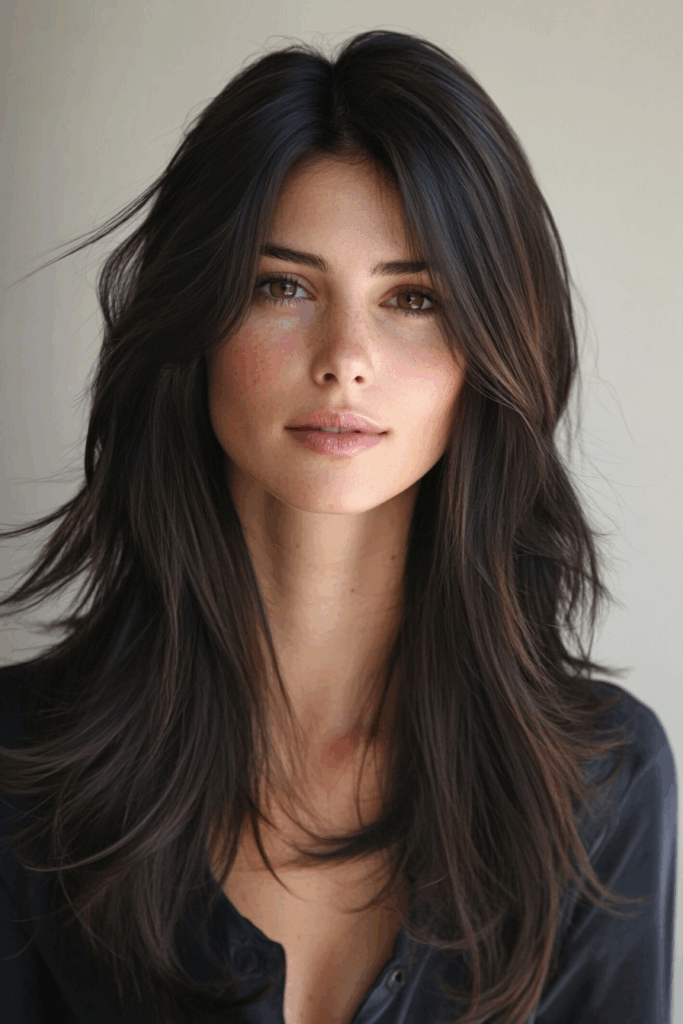 14+ Long Layered Haircuts with Face-Framing Pieces Everyone Wants Right ...