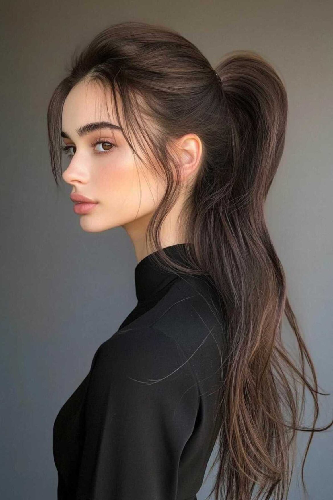 13+ High Ponytail Styles with Face-Framing Pieces for Soft Feminine ...